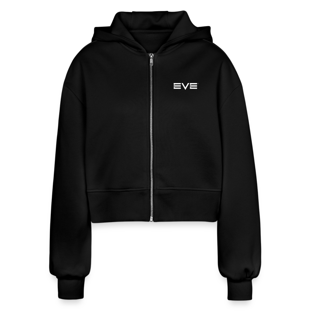 Crimson Harvest Women’s Cropped Zip Hoodie – EVE Merch EU Store
